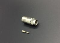 China RG11 Coaxial Cable F Connector ,  Coax F Connector Crimped With Pin CATV MATV System for sale