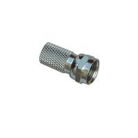 China Nickel Plated Twist On Coax Connector 18mm For RG59 RG6(5C-FB) CATV Adaptor for sale