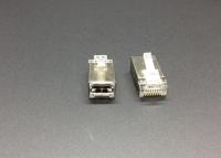 China FTP CAT5E RJ45 Shielded 3U Gold Plated 8P8C Lan Cable Connector CCTV Cable Accessories for sale