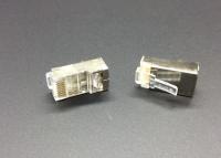 China FTP CAT5E RJ45 Shielded 3U Gold Plated 8P8C Lan Cable Connector CCTV Cable Accessories for sale