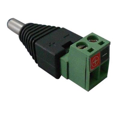 China 2.1mm Screw DC Male Plug CCTV Cable Accessories Camera Terminal 12V Low Voltage Power Limited for sale