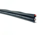 China Outdoor UV PE Jacket Siamese Coax Cable PK-75-2-13 2x24x0.2mm CCA Power Wire for sale
