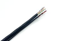 China UTP CAT6+2C CCTV Siamese Camera Cable 4 Pair BC 18AWG CCA For CCTV Installation for sale