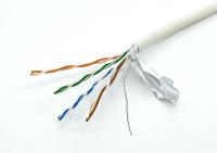 China FTP Shield Bulk Cat5e Lan Cable PE Insulation For CCTV Monitor Project 305M Pull box for sale