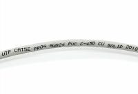 China Computer Unshielded Bulk Cat5e Cable PR04 0.48 24AWG CU 4 Pair Bare Copper for sale