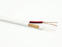 China Kx6P 300M Bulk CCTV Camera Cable 12v DC/ 24V AC Power Inner Connector 7*0.2BC for sale