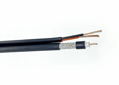 China RG59B/U+2x0.75mm² Siamese Coax Cable Transfer Power and Video Signal for CCTV Surveillance for sale