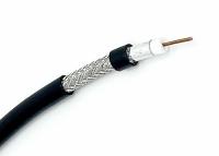 China RG6U 75 Ohm Coaxial Cable 18 AWG CCS Double Shield For CATV Telecom for sale