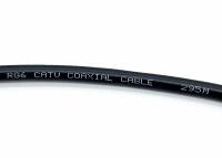China RG6U 75 Ohm Coaxial Cable 18 AWG CCS Double Shield For CATV Telecom for sale