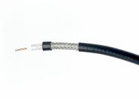 China RG6 Gel Waterproof 75 Ohm Coaxial Cable With Jelly Telecommunication for sale