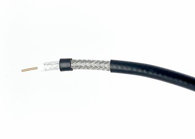China RG6 Gel Waterproof 75 Ohm Coaxial Cable With Jelly Telecommunication for sale