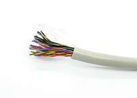 China Gray 25 Pairs CAT5e UTP Cable , Twisted Pair Cable In Networking 0.5mm Solid Copper for sale