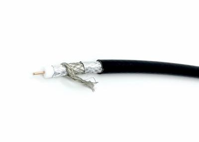 China CATV Telecom RG11U Cable 60% TC Braiding LSZH FR Jacket 1.63 Copper for sale