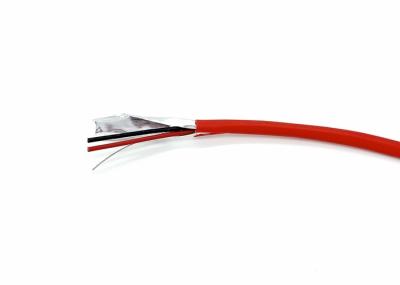 China 2 Cores Shielded Fire Alarm Cable ,  Heat Resistant Flexible Cable 22AWG Bare Copper for sale