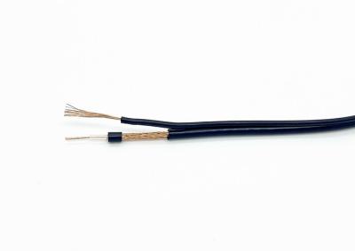China 8 Figure Siamese Coax Cable RG174U With 1 Core Power For Car Antenna for sale