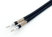 China Dual RG6U Quad Shield Coaxial Cable 18 AWG CATV Class Eca CE Telecom Wire for sale
