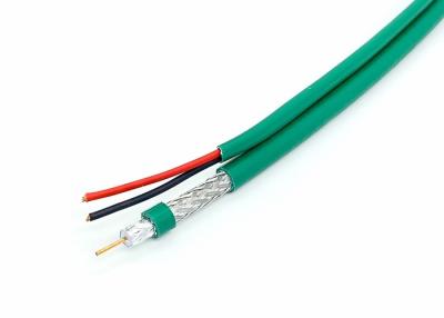 China KX6A+2C Alim Rg6 Siamese Coaxial Cable 18AWG For Video Transmission for sale