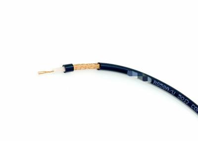 China RG58A/U RF Feeder Cable , 50 Ohm Wire Copper Braid Solid PE OFC Conector For GPS for sale