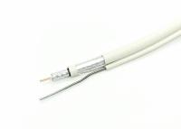 China RG6-M 75 Ohm Self Supporting Cable , CATV Coaxial Cable 75 Ohm With Galvanized Steel Messenger for sale
