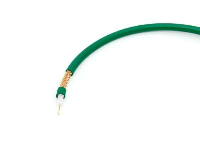 China KX6 CCTV Video Cable 75 Ohm Coaxial Cable 7X0.2mm BC Stranded Solid PE Insulation for sale