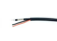 China Mini RG59P Bulk CCTV Cable Coax With 0.5mm2 Power Round Shape Camera Wire for sale