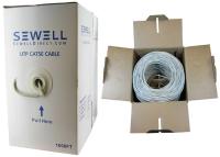 China Bulk Unshielded CAT6 Ethernet Cable Green PVC Twisted Wire for Camera Video Transfer for sale