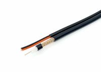 China Fig 8 Shotgun Bulk CCTV Cable VR90P Solid PE Insulation With 2 Cores Power Wire for sale