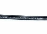 China UTP MS 7*0.4 Stranded Steel 8 Figure CAT5E Aerial Cable , CAT5E FTP Cable for sale