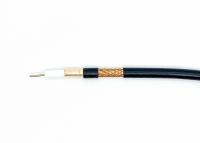 China RG59U 75 Ohm Coaxial Cable 3.7Foam PE Golden Color Foil Customized Color for sale