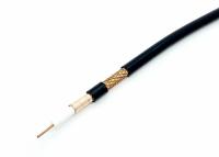 China RG59U 75 Ohm Coaxial Cable 3.7Foam PE Golden Color Foil Customized Color for sale