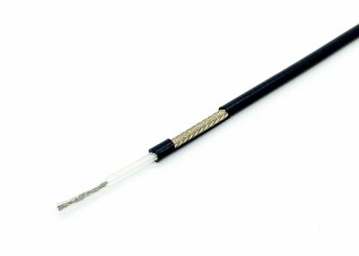 China 50 Ohm Black PVC RF Mini Coaxial Cable RG58A/U 19*0.18mm Bare Copper Stranded for sale