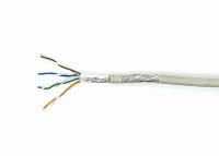 China SF/UTP Bulk CAT5E Cable AL Foil AL Braiding Double Shielded PVC HDPE Insulation for sale