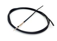China 50 Ohm Black PVC RF Mini Coaxial Cable RG58A/U 19*0.18mm Bare Copper Stranded for sale