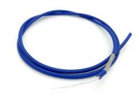 China Mini Flexible RF Feeder 50 Ohm Coax Cable RG58U Blue 4.95 PVC TC Braid for sale