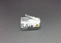 China PC Plastic 3U RJ45 Modular Connector For Cat5e Cable Solid Wire 24-26 AWG for sale