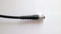 China RG59U CCTV Coaxial Cable Connector BNC Male Crimp On With Long Boot for sale