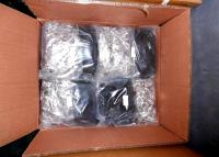 China RG59U CCTV Coaxial Cable Connector BNC Male Crimp On With Long Boot for sale