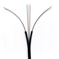 China GJXH G657A1 FTTH Indoor Fiber Optic Cable Bow Type Wooden Drum 2000m for sale