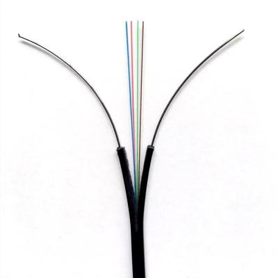 China GJXH G657A1 FTTH Indoor Fiber Optic Cable Bow Type Wooden Drum 2000m for sale