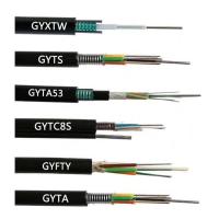 China GYTS PSP Armored  Direct Buried Outdoor Fiber Optic Cable G.652 Single Mold 288 Fibers for sale