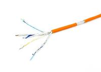 China S/FTP AL Foil Shielde Bulk CAT6A Ethernet Cable Each Pair 500MHz 10G Bit / S for sale