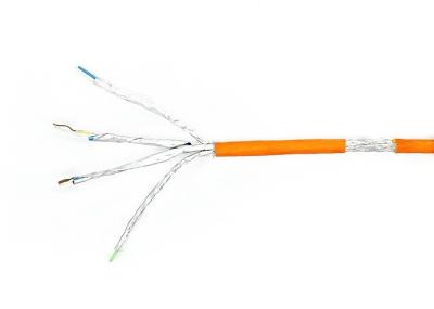 China S/FTP AL Foil Shielde Bulk CAT6A Ethernet Cable Each Pair 500MHz 10G Bit / S for sale