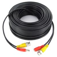 China CCTV CATV Power Video Lan Cable Patch Cords VP50 BNC And DC F To M Plug for sale