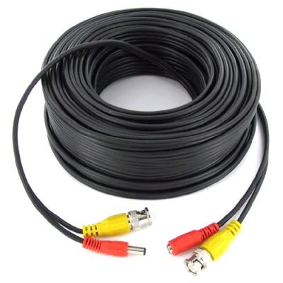 China CCTV CATV Power Video Lan Cable Patch Cords VP50 BNC And DC F To M Plug for sale