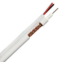 China 3C-2V+2C Siamese JIS CCTV Siamese Coax Cable 0.5 BC Conductor 0.39*7 CCA DC Wire for sale