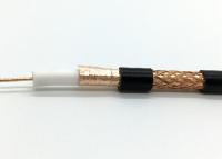China RG59U 75 Ohm Coaxial Cable 3.7Foam PE Golden Color Foil Customized Color for sale