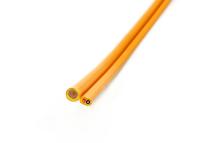 China Kx6+2Alim Coax Combo With 0.75mm2 Power Bulk CCTV Cable Orange PVC 7*0.2 Stranded CU for sale