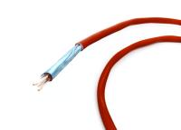 China Flame And Smoke Alarm Fire Resistant Cable 2C 1.5MM2 Solid BC Shielded Electric Wire for sale