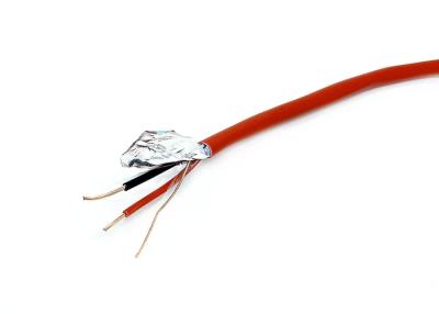 China Flame And Smoke Alarm Fire Resistant Cable 2C 1.5MM2 Solid BC Shielded Electric Wire for sale