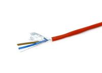 China Fire And Smoke Alarm Cable 1.0MM2 Solid Copper Flame Proof PVC Shielded Security Wire for sale